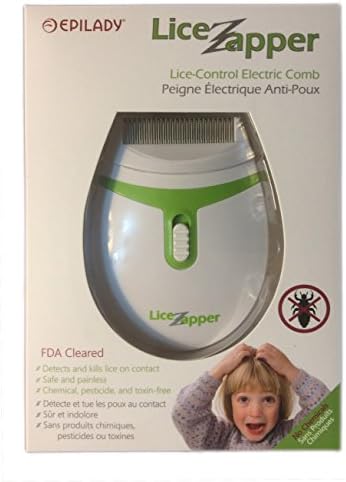 Lice Zapper electronic electric head lice nit comb- detects and kills ...