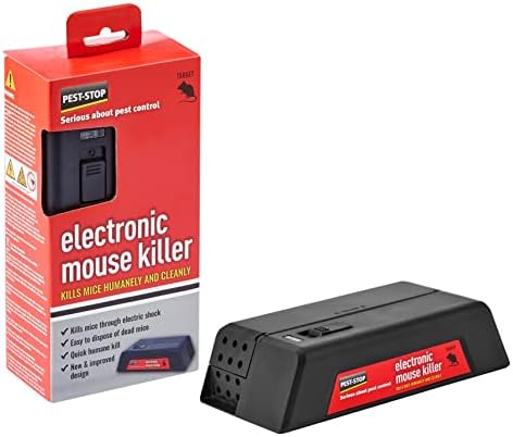 Pest Stop Electronic Mouse Killer - Highly Effective - 100 Kills - Mess ...