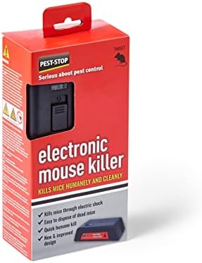 Pest Stop Electronic Mouse Killer - Highly Effective - 100 Kills - Mess ...