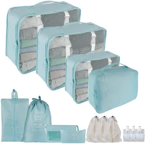 Packing Cubes for Suitcases, 14 PCS Packing Cubes Travel Essentials ...