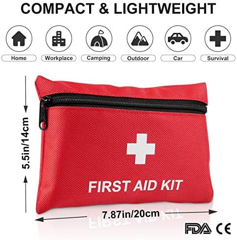 Small First aid kit, TENQUAN 100pcs Mini First Aid Kits Compact ...