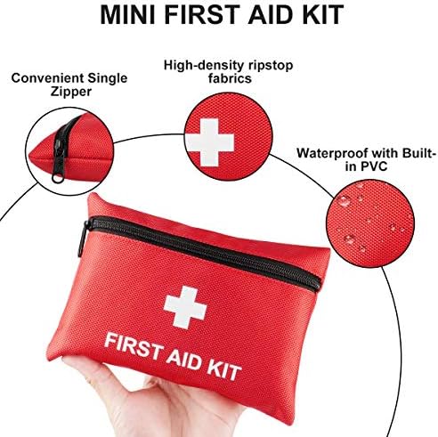 Small First aid kit, TENQUAN 100pcs Mini First Aid Kits Compact ...